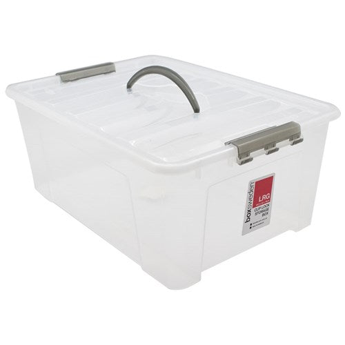 CARRY BOX WITH HANDLE TRANSPARENT – Home & Party World